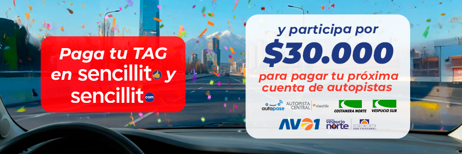 Pago TAG AVO - Sencillito